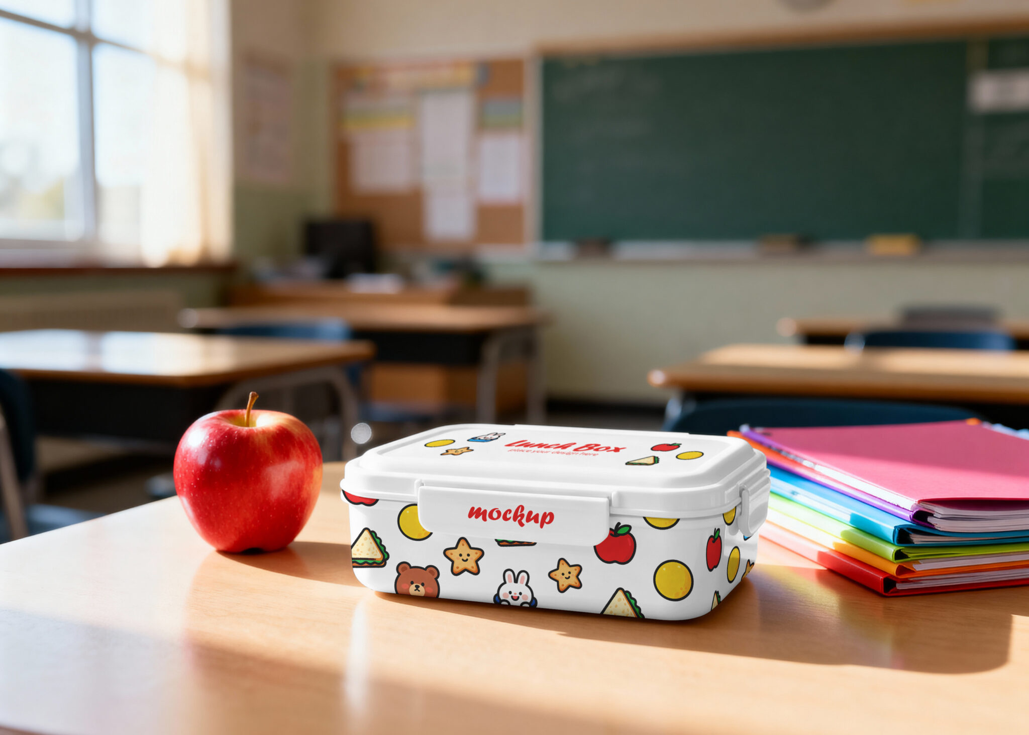 Free Plastic Lunch Box Mockup - Free mockup